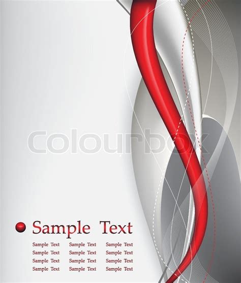 Red Tech Abstract Background Stock Vector Colourbox
