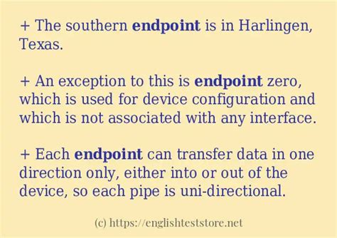 Endpoint Example Sentences Englishteststore Blog
