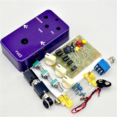 New Diy Fuzzand Distortion Pedal Kit Buzz Fuzz Pedal Electric Guitar