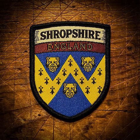 Shropshire County Flag Patch The Adventure Patch Company