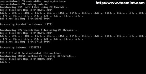 Setup Local Repositories With Apt Mirror In Ubuntu And Debian Systems