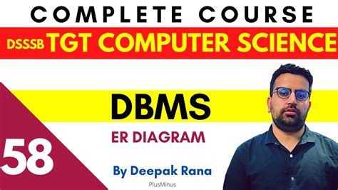 Live DSSSB TGT COMPUTER SCIENCE Class 58 DBMS ER DIAGRAM Deepak