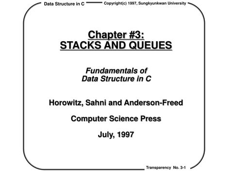 Ppt Chapter 3 Stacks And Queues Fundamentals Of Data Structure In C Powerpoint Presentation