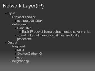 Introduction To Linux Kernel Tcp Ip Ptocotol Stack PPT