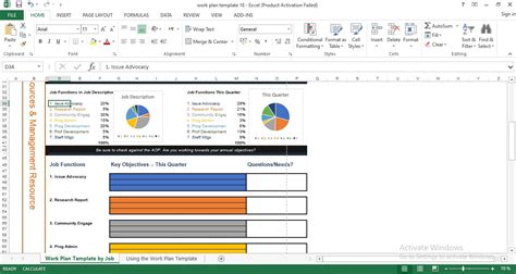 Free Project Work Plan Template In Excel