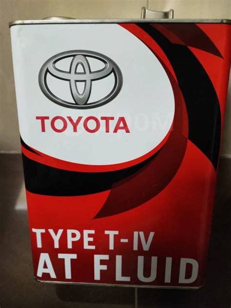 Toyota ATF Type T-IV Auto, 4л, синтетическое, 4,00 л. для легковых авто ...