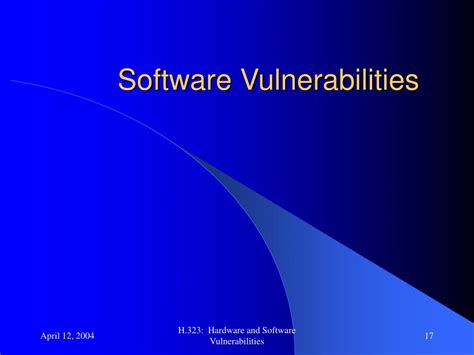 ppt h 323 hardware and software vulnerabilities powerpoint