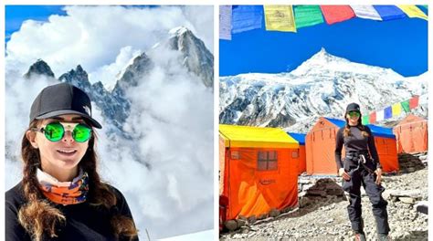 کوہ پیما نائلہ کیانی کا ایک اور اعزاز، مناسلو سر کرنیوالی پہلی پاکستانی