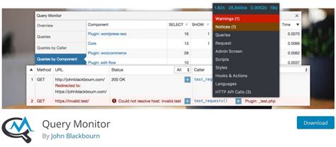 Query Monitor Debug Wordpress And Improve Website Performance