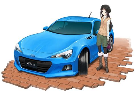 Subaru Brz Blue Wallpaper