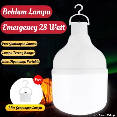 Jual Lampu Emergency Sx W Bohlam Cerdas Watt Lampu Sentuh Shopee Indonesia