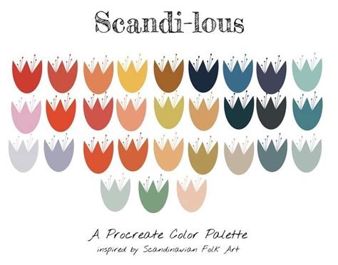 Bright Christmas Procreate Color Palette Color Swatches Ipad Procreate Tools Artofit