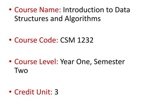 Data Structures And Algorithms Module 1pdf