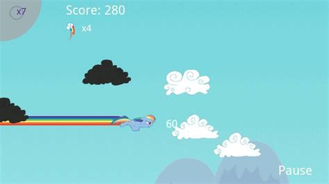 Gaming World Rainbow Dash Cloud Attack [android]