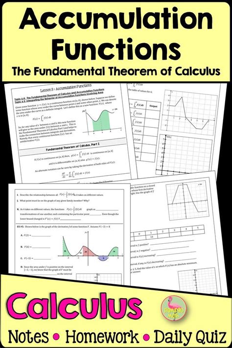 Calculus Accumulation Functions With Lesson Video Unit 6 Calculus Ap Calculus Ap Calculus Ab