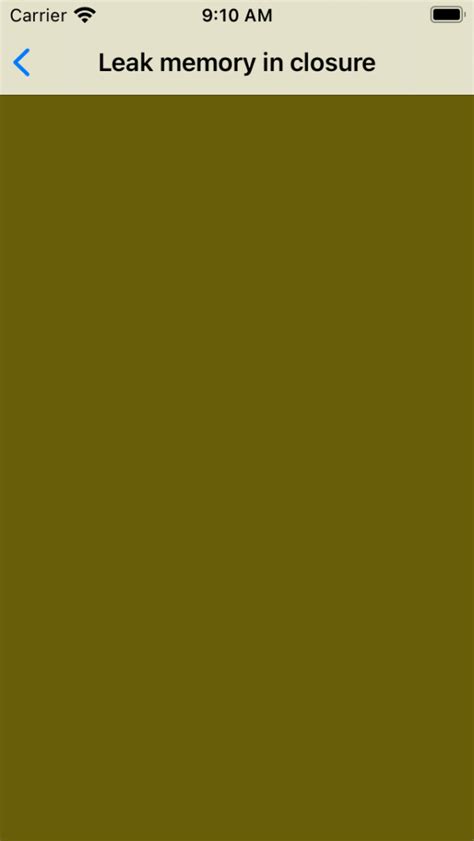 Lập Trình Ios Tạo Leak Memory Trong Closure Phần 1 Code Toàn Bug