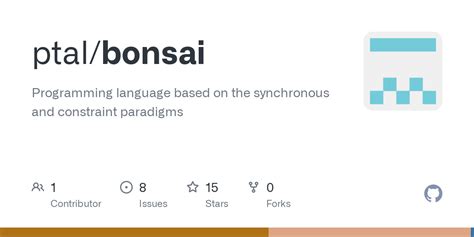 GitHub Ptal Bonsai Programming Language Based On The Synchronous And Constraint Paradigms
