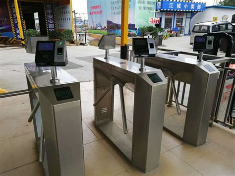 Smart Qr Code Access Control System Tripod Turnstile Gate With RFID Reader Turnstile With RFID
