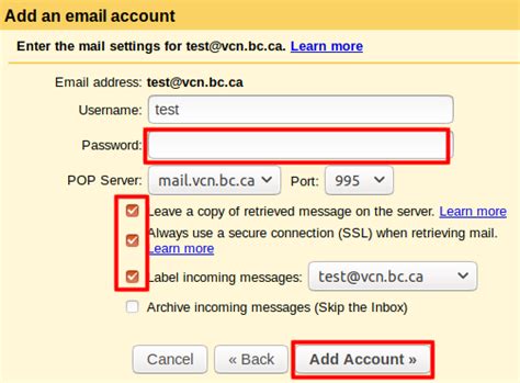 Gmail Enable POP3 And Receive VCN Emails