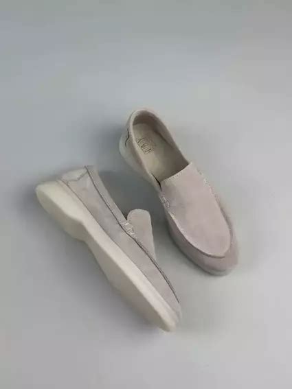 Лоферы женские замшевые бежевые 3904-1 - Купить Туфли женские в Киеве и ...