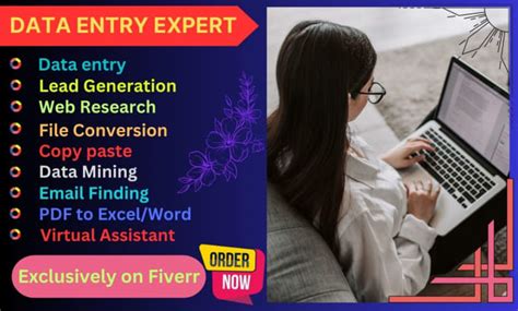 Do Data Entry Lead Generation Copy Paste Web Research Typing By Sumonanoushan Fiverr