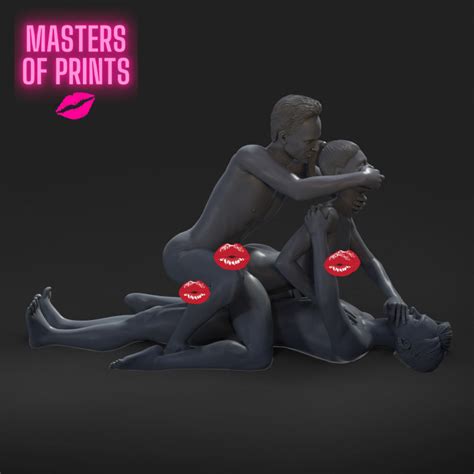 3d Printable Rough Sex Nsfw Erotic Miniature 75 Mm Scale By