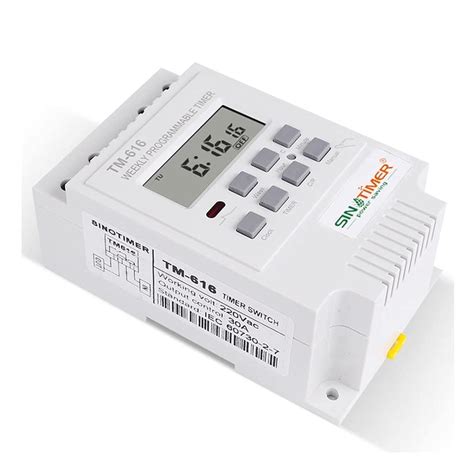 Thinkstar Weekly Programmable Digital Time Switch 220v 30a Electronic