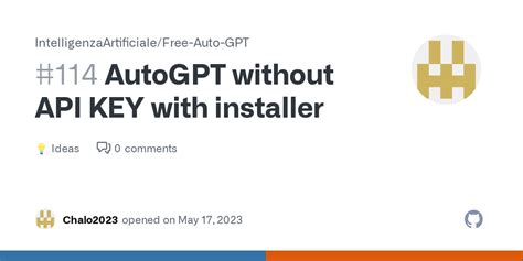 Autogpt Without Api Key With Installer · Intelligenzaartificiale Free