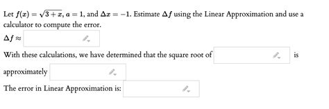 solved error let f x 3 x a 1 and ax 1 estimate
