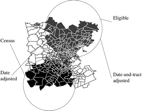 Clusters Identified By Satscan On Thursday 11 February 1999 Using Two