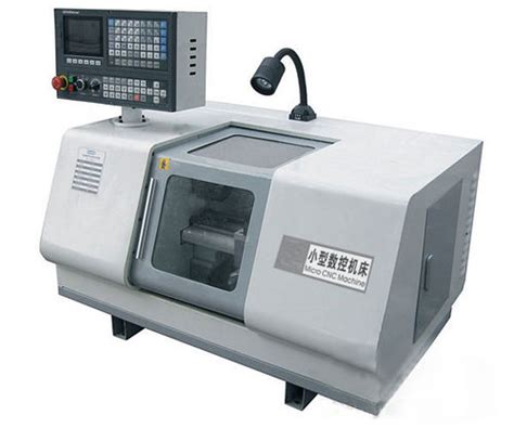 Mini Cnc Lathe Precision Casting Materials 210mm Swing Over Bed 400mm Distance Between