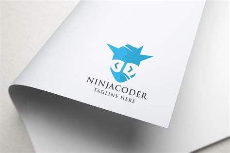Ninja Coder Logo By Modernikdesign Codester