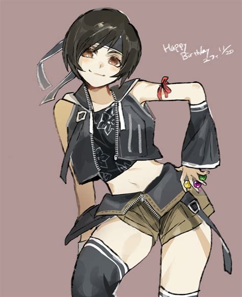 Yuffie Kisaragi Final Fantasy And More Drawn By Talesofmea Danbooru