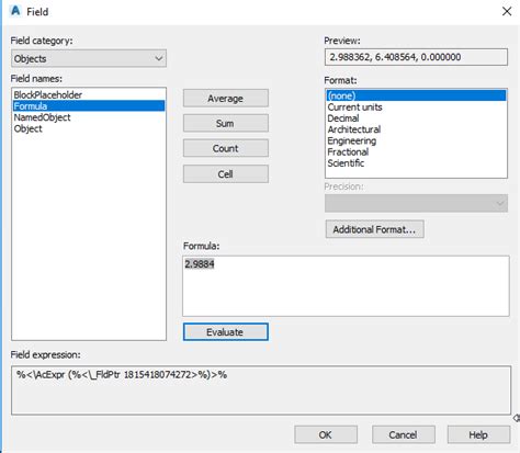 Adding Block Xy Position In Formula Autodesk Community