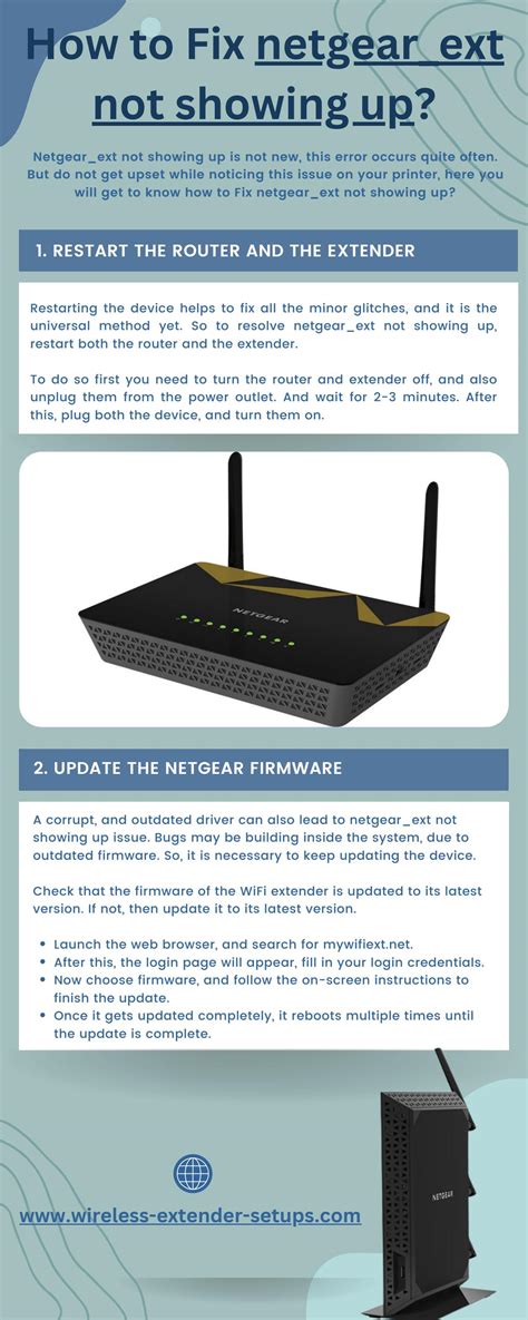 Netgear Ext Not Showing Up Resolve Connectivity Issues By Tonyausstin Issuu