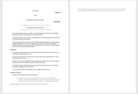 step by step guide preparing written arguments for the governing board