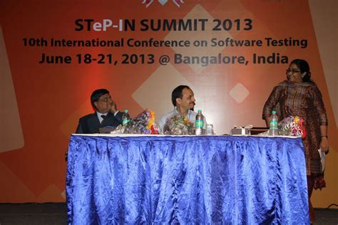 Dignitaries On The Dais Srinivasan Desikan Vivek Mathur And Sylvia