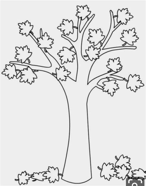 아동미술 유아미술활동 봄나무 여름나무 가을나무 겨울나무 나무컷도안 나무색칠공부 입니다 네이버 블로그 Sonbahar Sanatı Nakış Desenleri