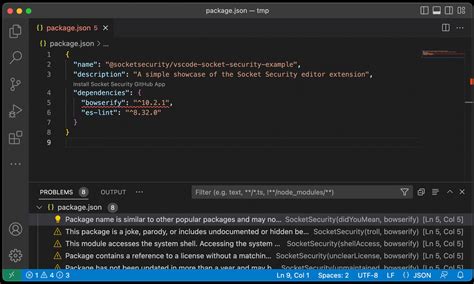 socket vscode extension socket