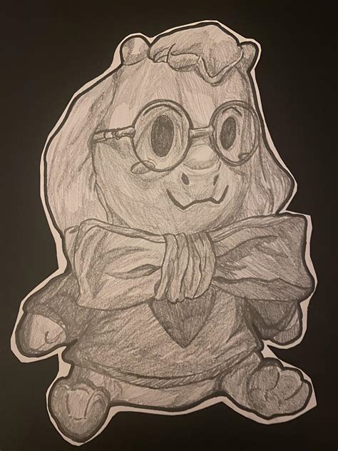 Dignified Ralsei Plush Drawing I Made R Deltarune