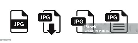  파일 형식 아이콘이 설정됩니다  파일 다운로드 기호 모음 벡터 일러스트 레이 션 0명에 대한 스톡 벡터 아트 및 기타 이미지 Istock