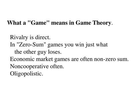 PPT Game Theory And Information PowerPoint Presentation Free Download ID 848434
