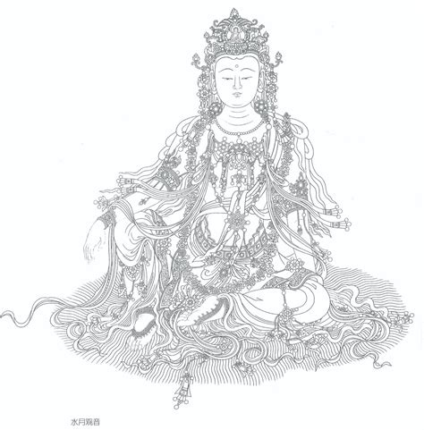 北京法海寺 明代壁画之最，媲美敦煌：中墙 三大士图：水月观音、文殊与普贤菩萨，轻纱堆金，精细绝伦【300多幅高清大图细赏】 知乎
