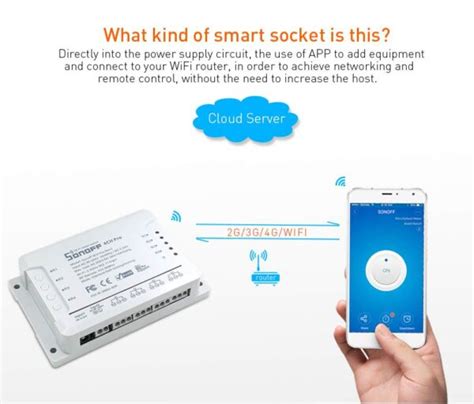 Sonoff 4ch Pro R2 Wifi Rf Smart Switch 505004 3d Printing Sonoff Raspberry Pi Arduino Sensor