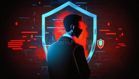 The Dark Side Of The Web Protecting Yourself From Cybercrime And Piracy Ai Generated Stock