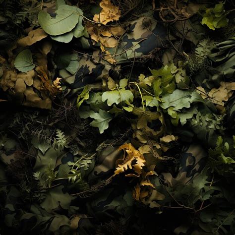 Digital Camouflage Pattern Texture Premium Ai Generated Image