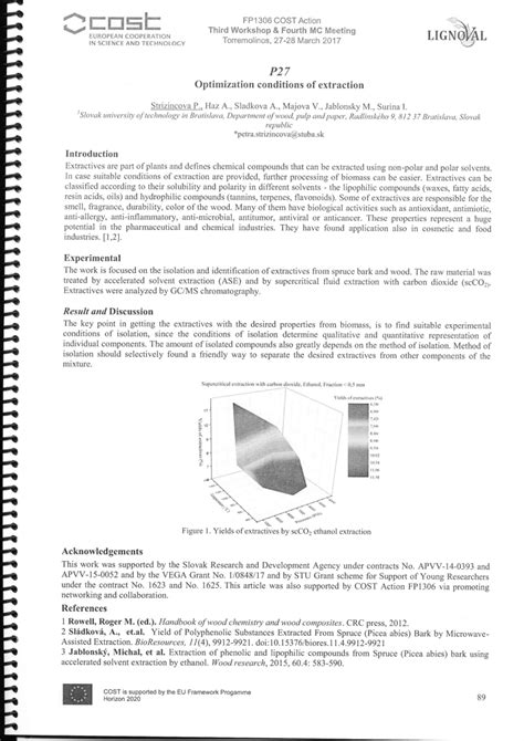 PDF Optimization Conditions Of Extraction