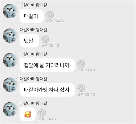 오사 On Twitter 대갈이가 맨날 문 앞에서 천러 기다리고 있어서 대갈이 전용 카펫 샀대 🥺