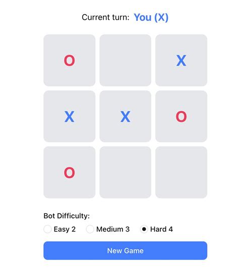 I Have Built A Tic Tac Toe Bot That Utilized Minimax Algorithm