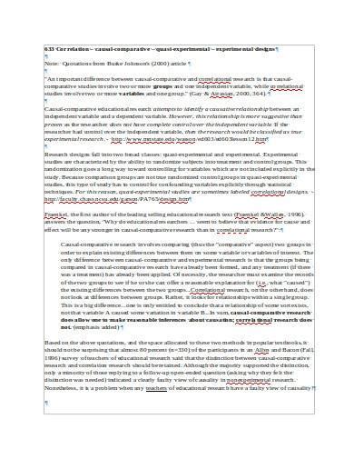 FREE 10 Causal Research Samples Templates In MS Word PDF